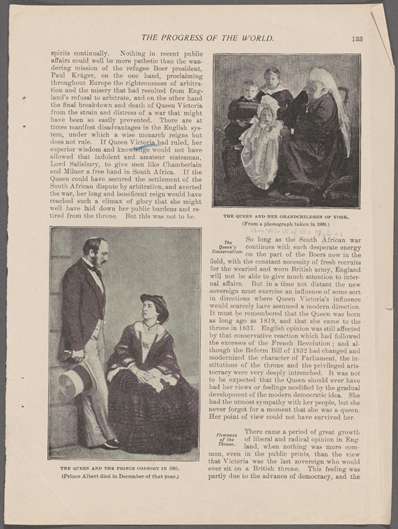 The Queen and the Prince Consort in 1861. (Prince Albert died in ...