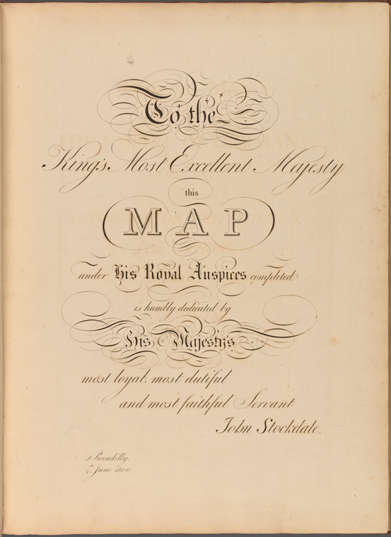 To the King's Most Excellent Majesty, this map under his royal auspices ...