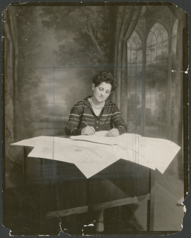 Studio portrait of Bessie J. Bearden - NYPL Digital Collections