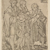 Three Musicians Playing Crumhorns - NYPL Digital Collections