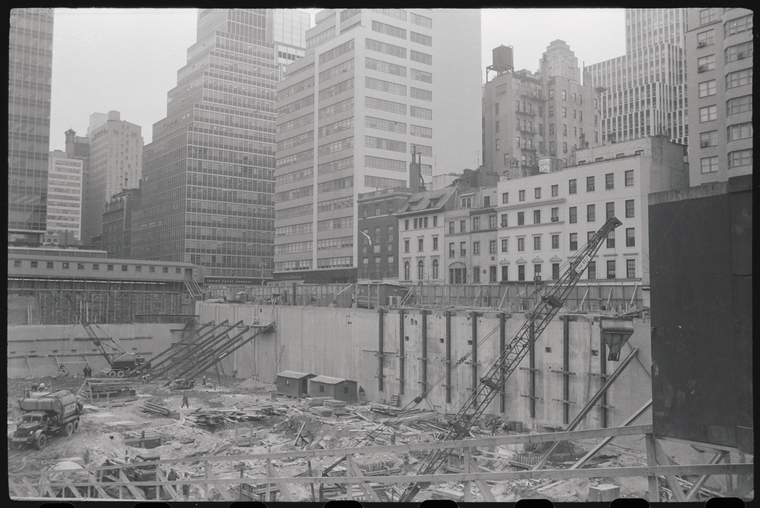 Building construction. New York, NY - NYPL Digital Collections