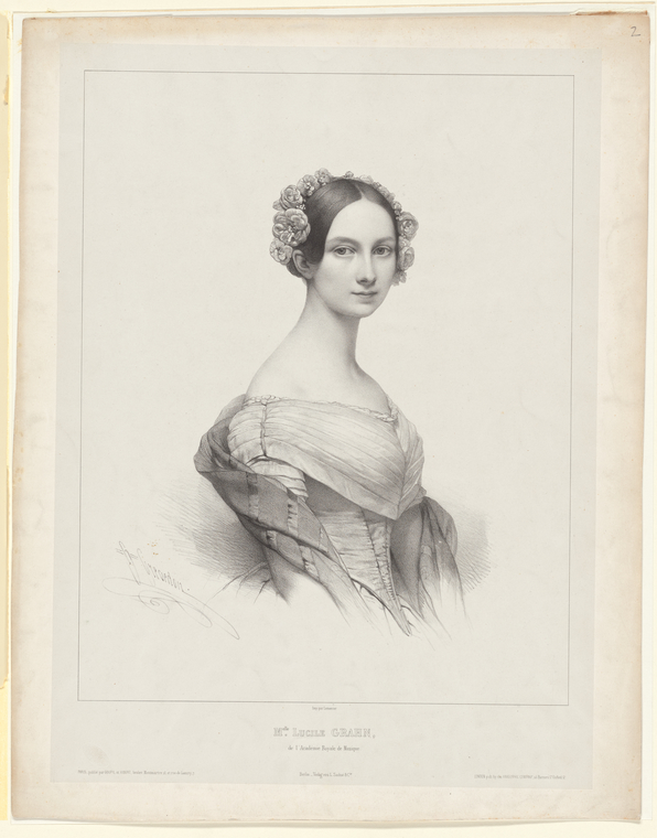 Melle. Lucile Grahn, de l'Académie royale de musique - NYPL Digital ...
