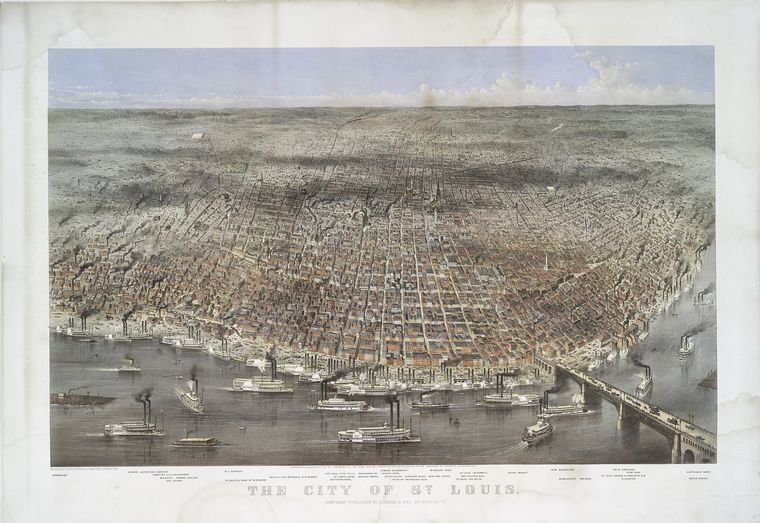 The city of St. Louis - NYPL Digital Collections