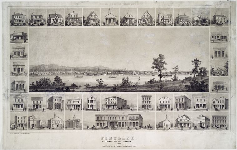 Portland, Multnomah County, Oregon. - NYPL Digital Collections