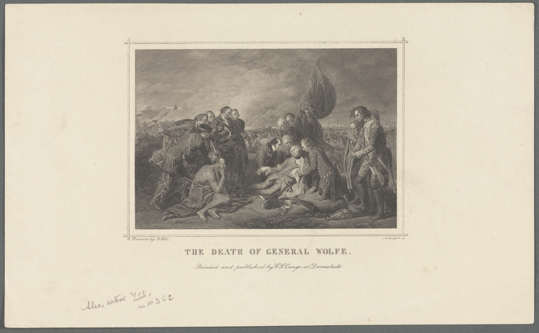 The Death of General Wolfe - NYPL Digital Collections