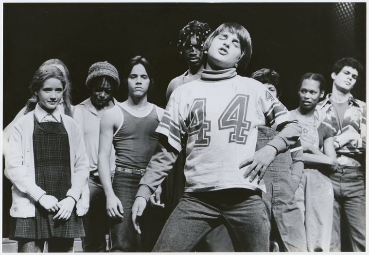 Anthony Imperato, Trini Alvarado and unidentified others in the stage ...