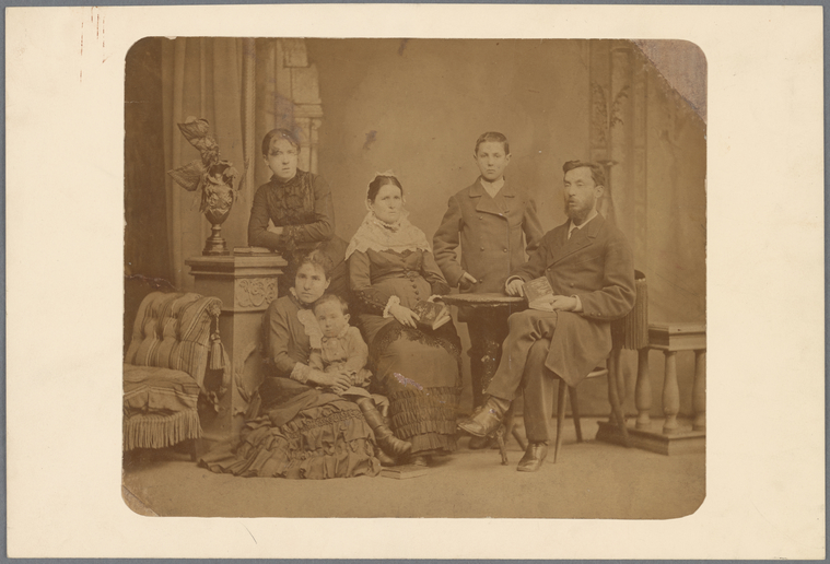 Goldman family taken in St. Petersburg - NYPL Digital Collections