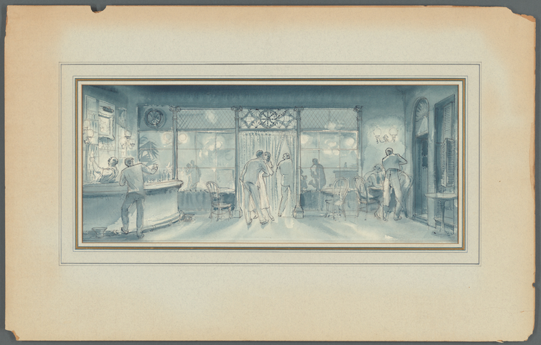 Father Malachy's Miracle, café - NYPL Digital Collections