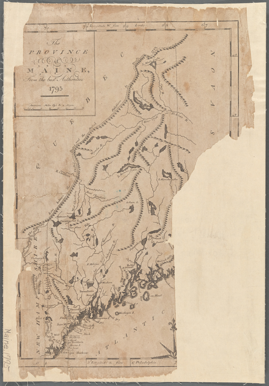 The Province of Maine, from the best authorities, 1795 - NYPL Digital ...