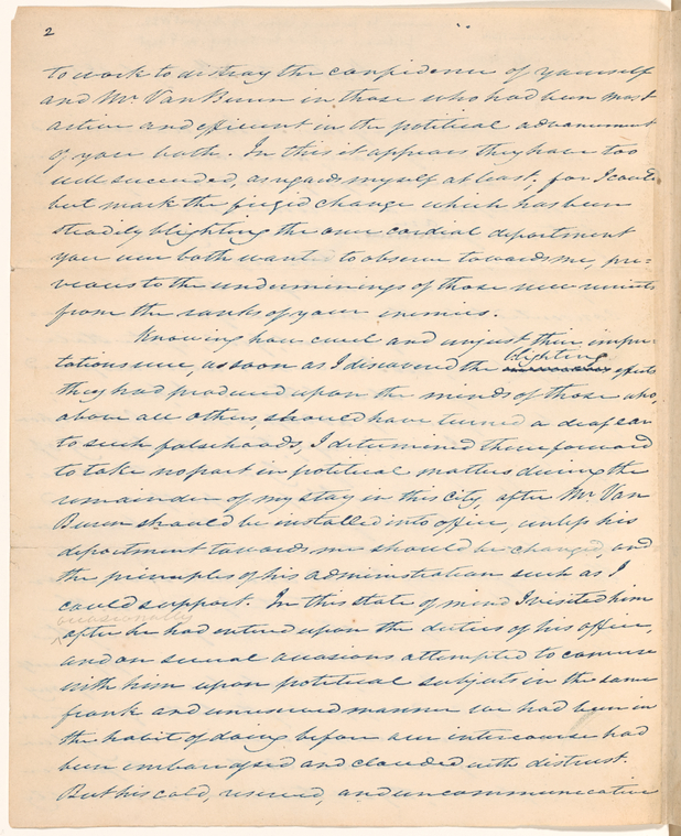William B. Lewis to Andrew Jackson - NYPL Digital Collections