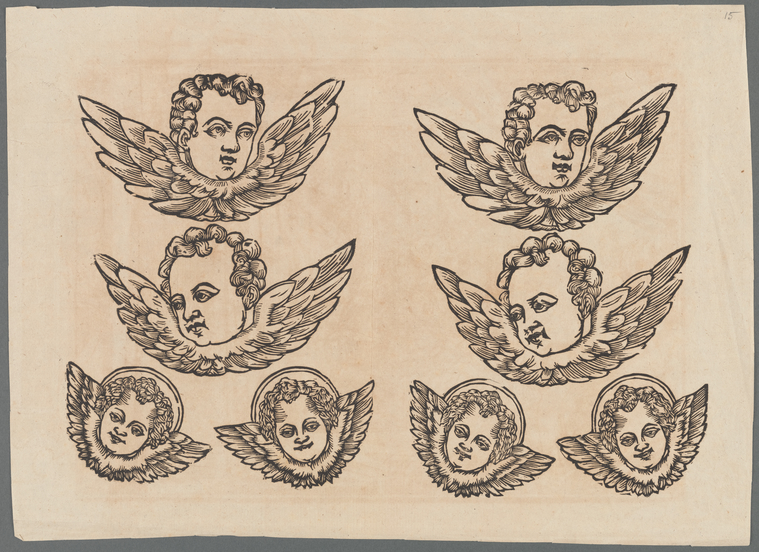 8 Heads of Angels - NYPL Digital Collections