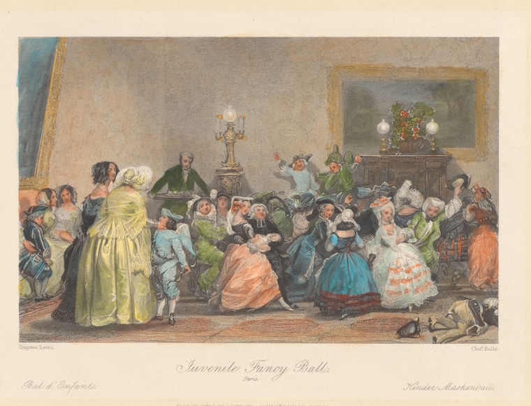 Juvenile fancy ball, Paris - NYPL Digital Collections