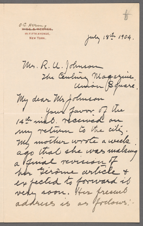 Perry, Fanny Field - NYPL Digital Collections