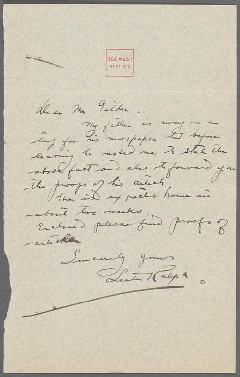 Ralph, Lester - NYPL Digital Collections
