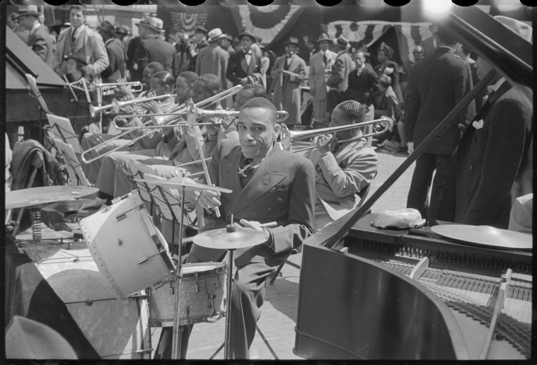 Chick Webb and his orchestra - NYPL Digital Collections