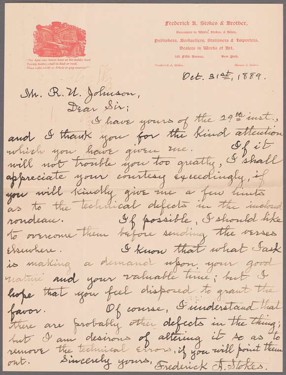 Stokes, Frederick A - NYPL Digital Collections