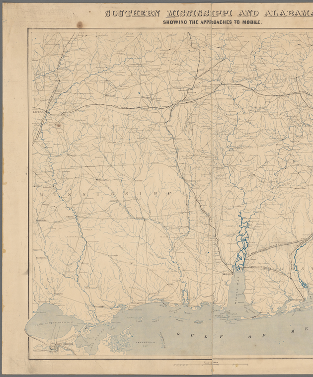 Southern Mississippi and Alabama - NYPL Digital Collections