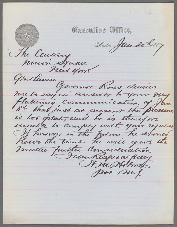 Ross, Lawrence Sullivan - NYPL Digital Collections