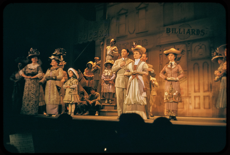 Scene from the stage production The Music Man - NYPL Digital Collections