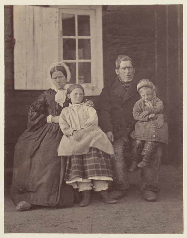 Dr. Rudolph, his wife, and children - NYPL Digital Collections