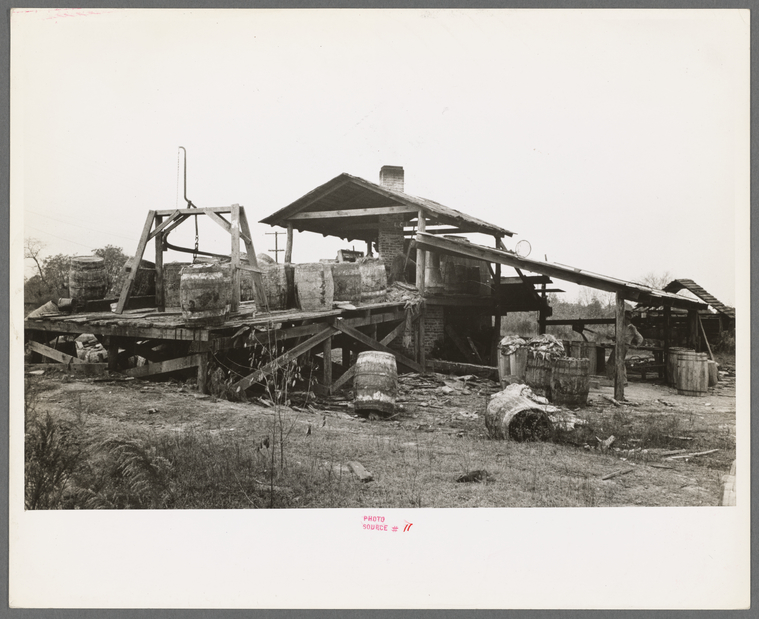 Turpentine still, State Line, Mississippi - NYPL Digital Collections