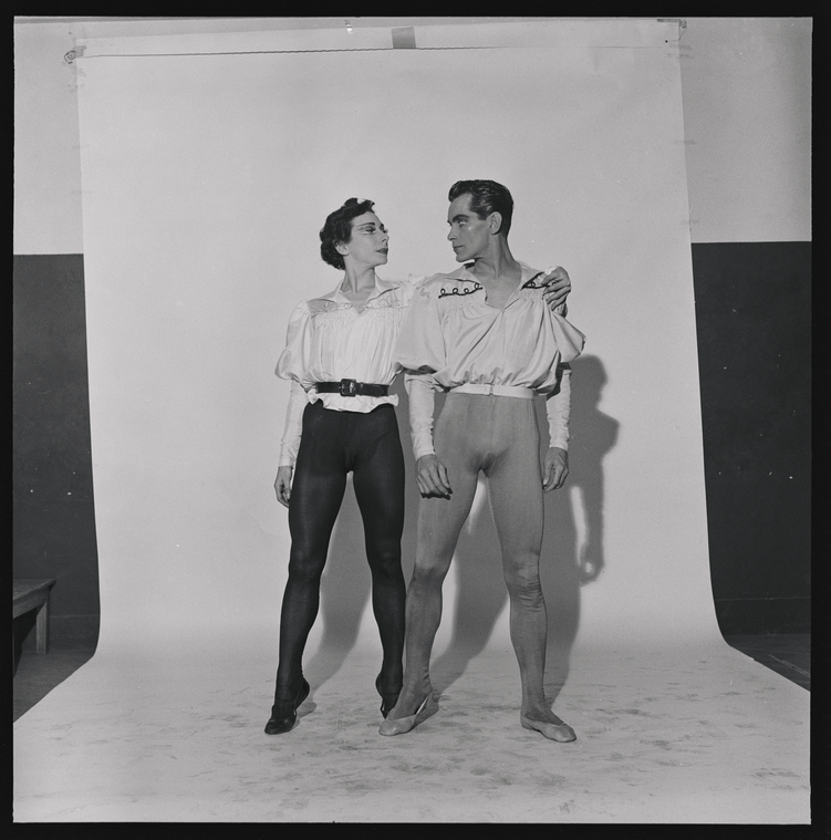 Hugh Laing and Nora Kaye in La Gloire - NYPL Digital Collections