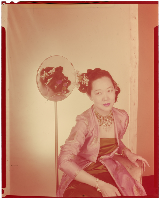 Publicity photographs of Willa Kim, in formalwear - NYPL Digital ...