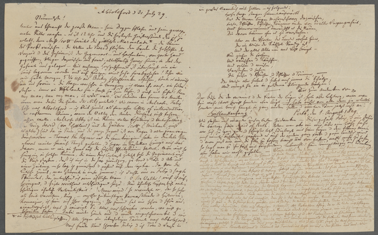 Letter from FMB to Doxat & Co., 1829 July 31, Aug. 3 - NYPL Digital ...