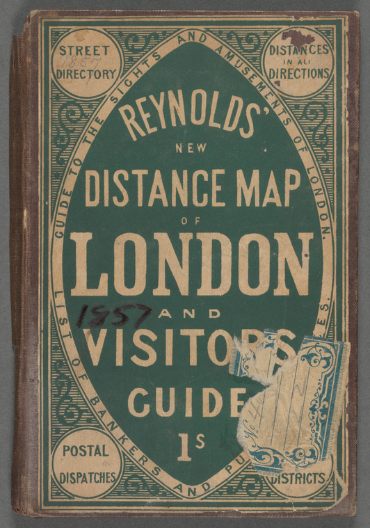 Reynolds' map of modern London divided into quarter miles sections for ...