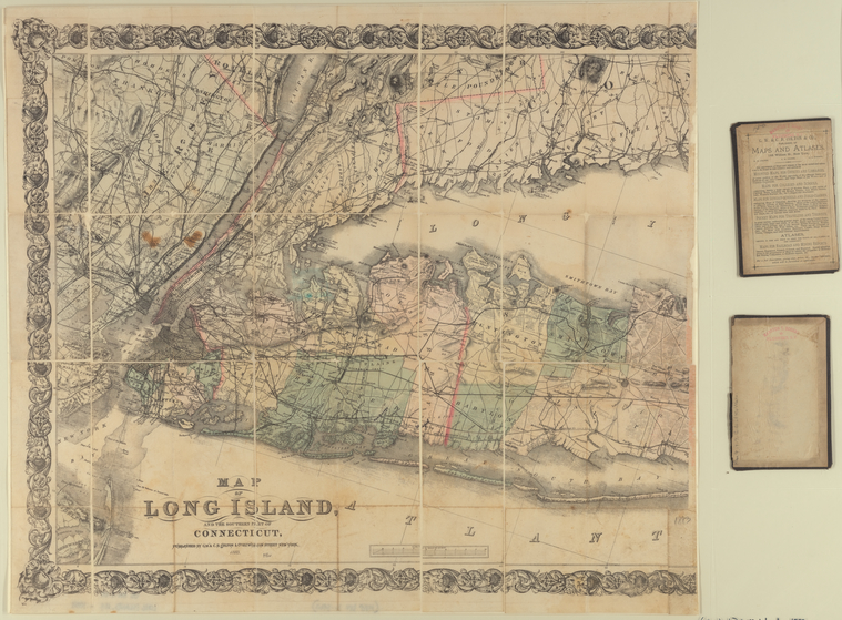 Map of Long Island and the southern part of Connecticut - NYPL Digital ...