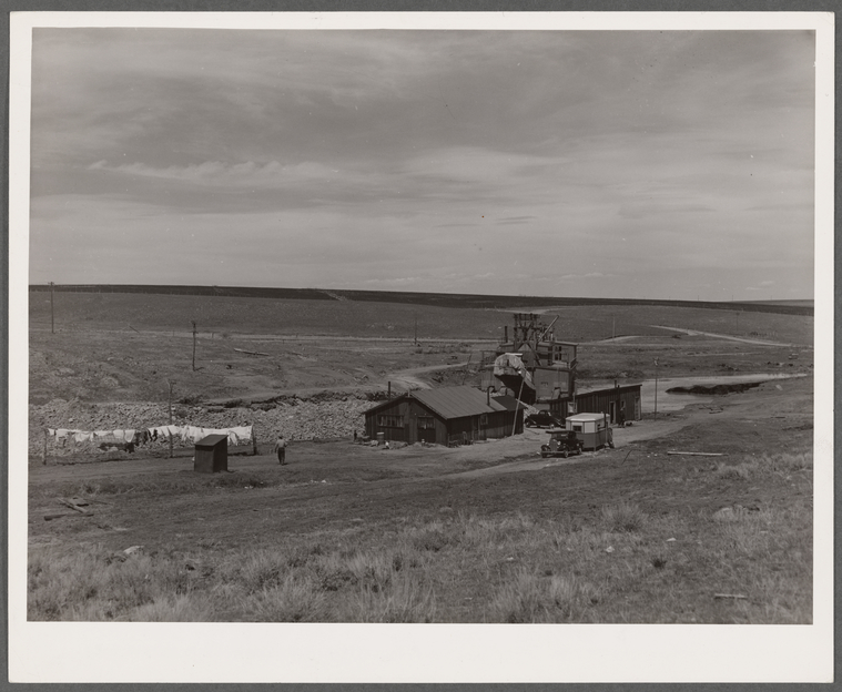 Gold mining camp. Madison County, Montana - NYPL Digital Collections