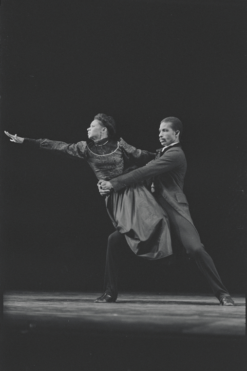 Gayle McKinney-Griffith and Roman Brooks performing the dance ...
