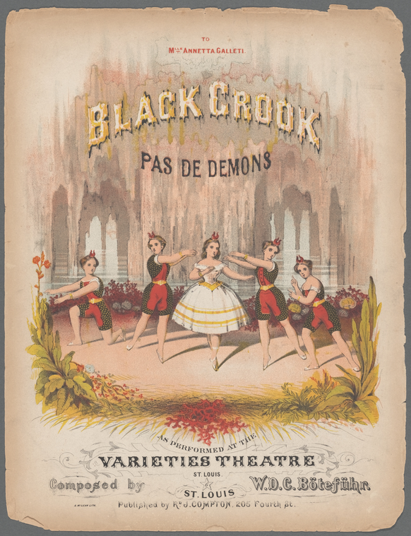 Black crook. Pas de demons - NYPL Digital Collections