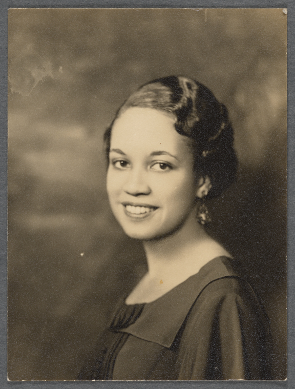 Studio portrait of young Jean Blackwell Hutson - NYPL Digital Collections