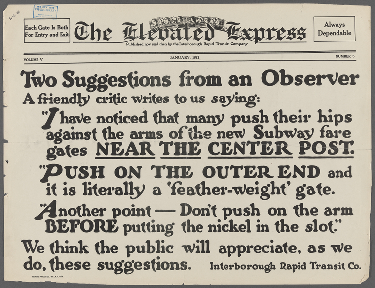 The Elevated Express - NYPL Digital Collections