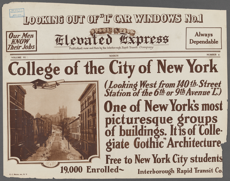 The Elevated Express - NYPL Digital Collections