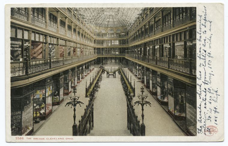 The Arcade, Cleveland, Ohio - NYPL Digital Collections