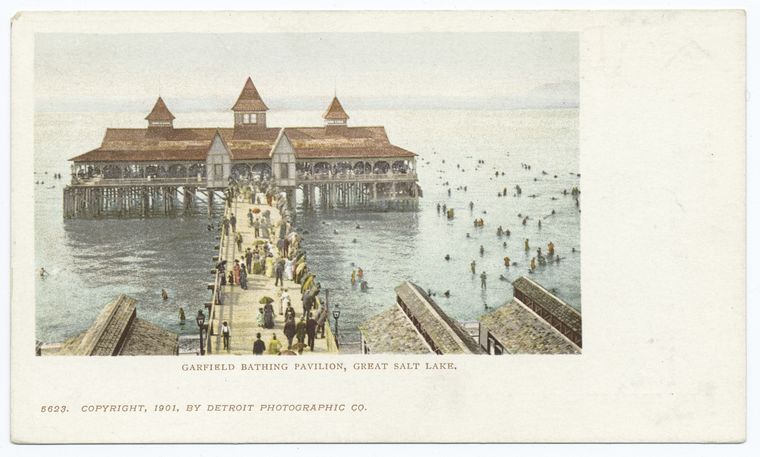 Garfield Bathing Pavilion, Salt Lake City, Utah - NYPL Digital Collections