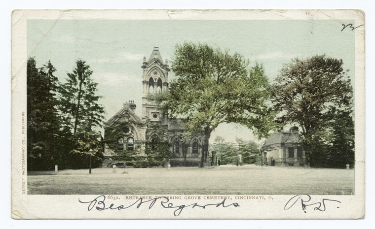 Entrance to Spring Grove Cemetery, Cincinnati, Ohio - NYPL Digital ...