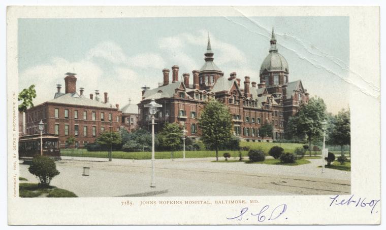 Johns Hopkins Hospital, Baltimore, Md. - NYPL Digital Collections