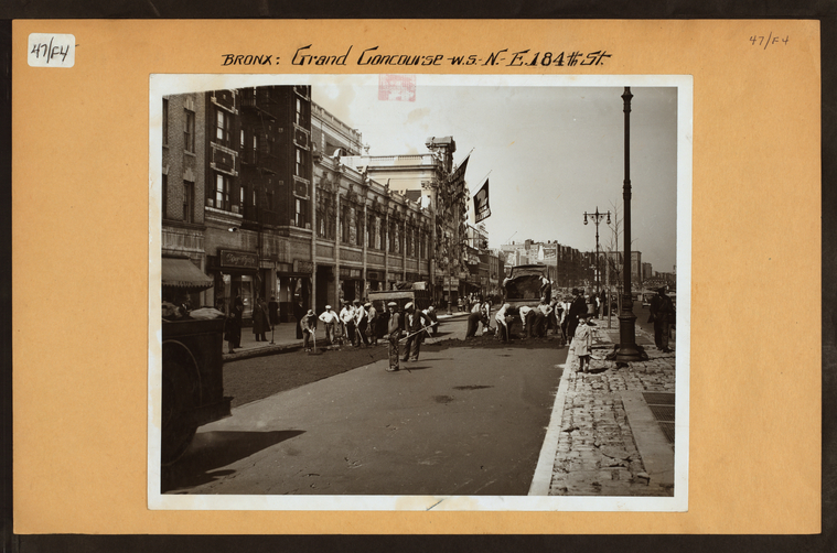 Bronx: Grand Concourse - 184th Street - NYPL Digital Collections