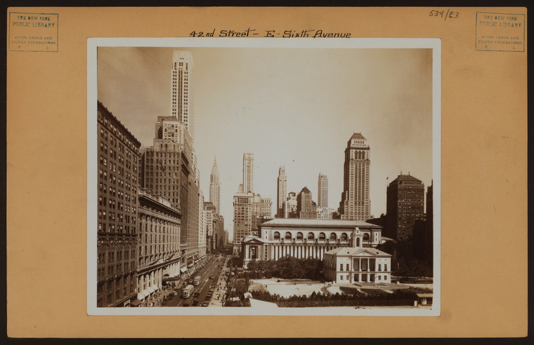 Manhattan: 42nd Street - 6th Avenue. - NYPL Digital Collections