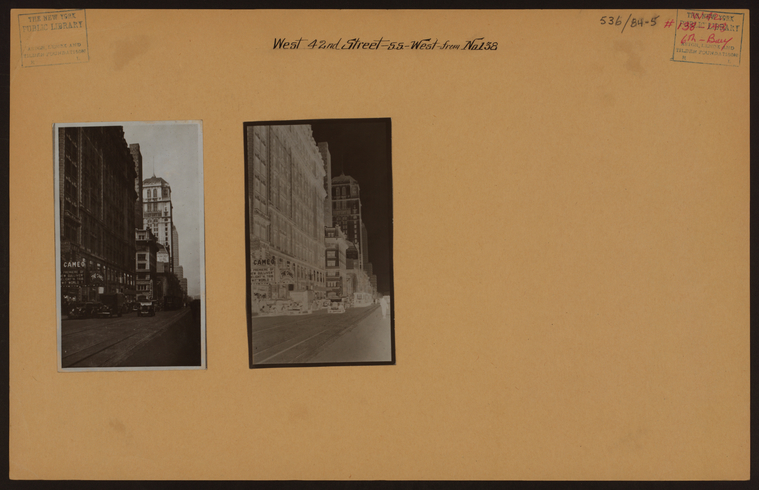 Manhattan: 42nd Street (West) - Broadway - NYPL Digital Collections