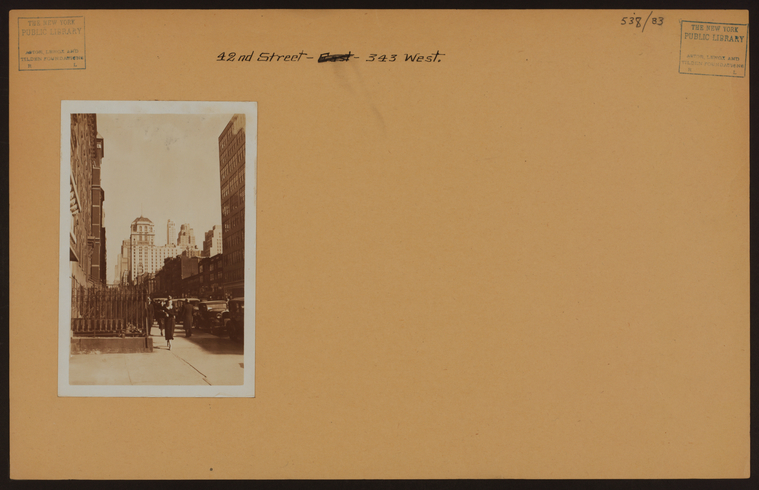 Manhattan: 42nd Street - 9th Avenue - NYPL Digital Collections