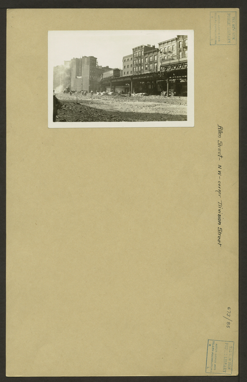 Manhattan: Allen Street - Division Street - NYPL Digital Collections
