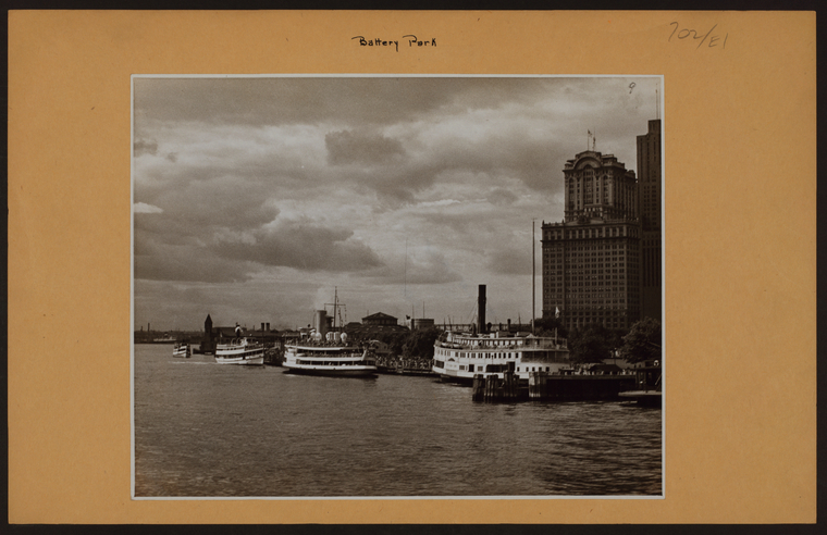 Manhattan: Battery Park - Battery Place and West Street. - NYPL Digital ...