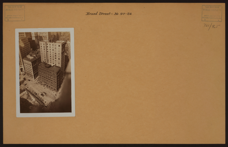 Manhattan: Broad Street - Pearl Street - NYPL Digital Collections
