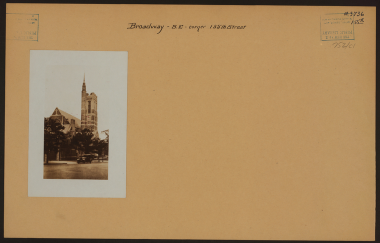 Manhattan: Broadway - 155th Street - NYPL Digital Collections