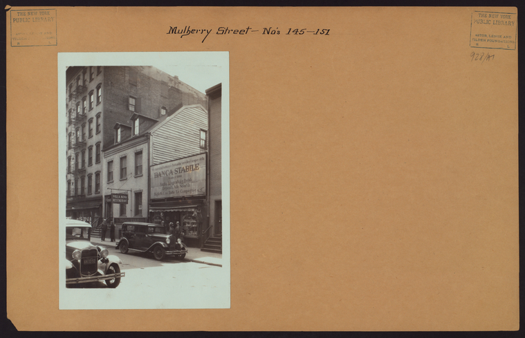 Manhattan: Mulberry Street - Grand Street - NYPL Digital Collections