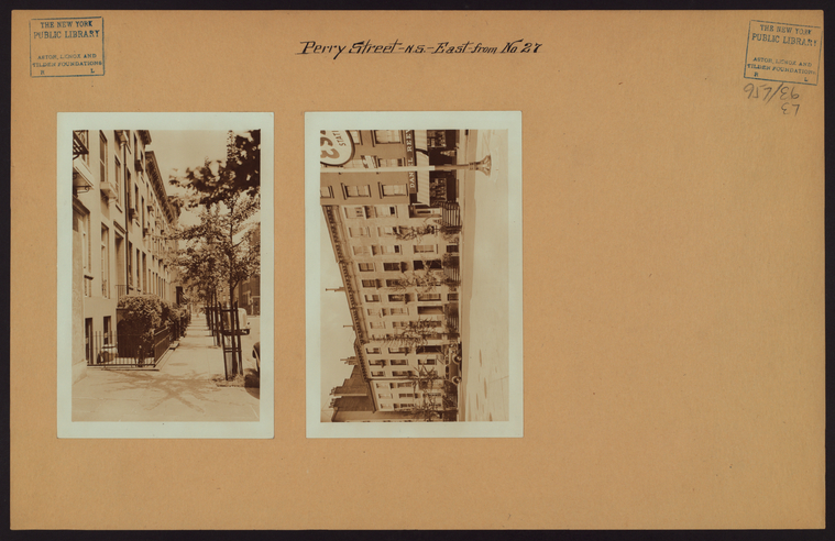 Manhattan: Perry Street - Waverly Place - NYPL Digital Collections